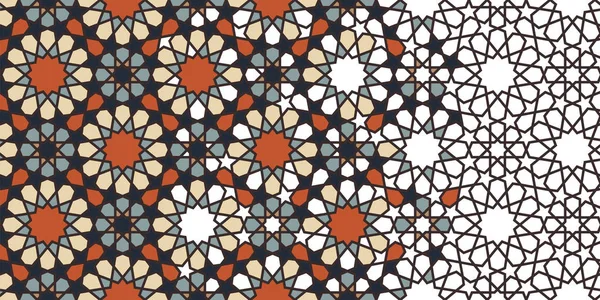 Arabic islamic vector pattern, border, decor, texture, background. Geometric halftone pattern ...