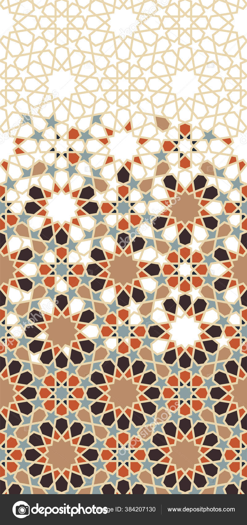 Arabic islamic vector pattern, border, decor, texture, background ...