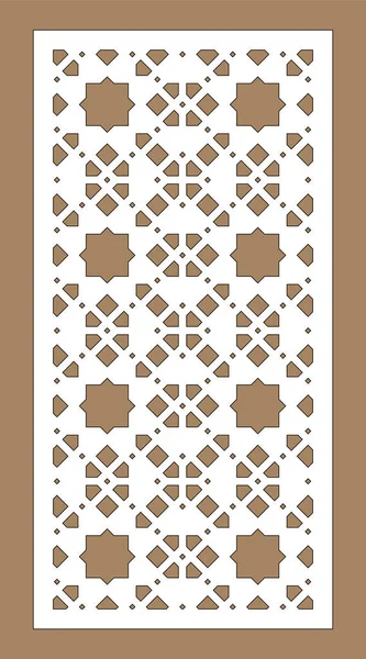 Lazer cut vector panel. Cnc decor pattern, jali design, interior ...