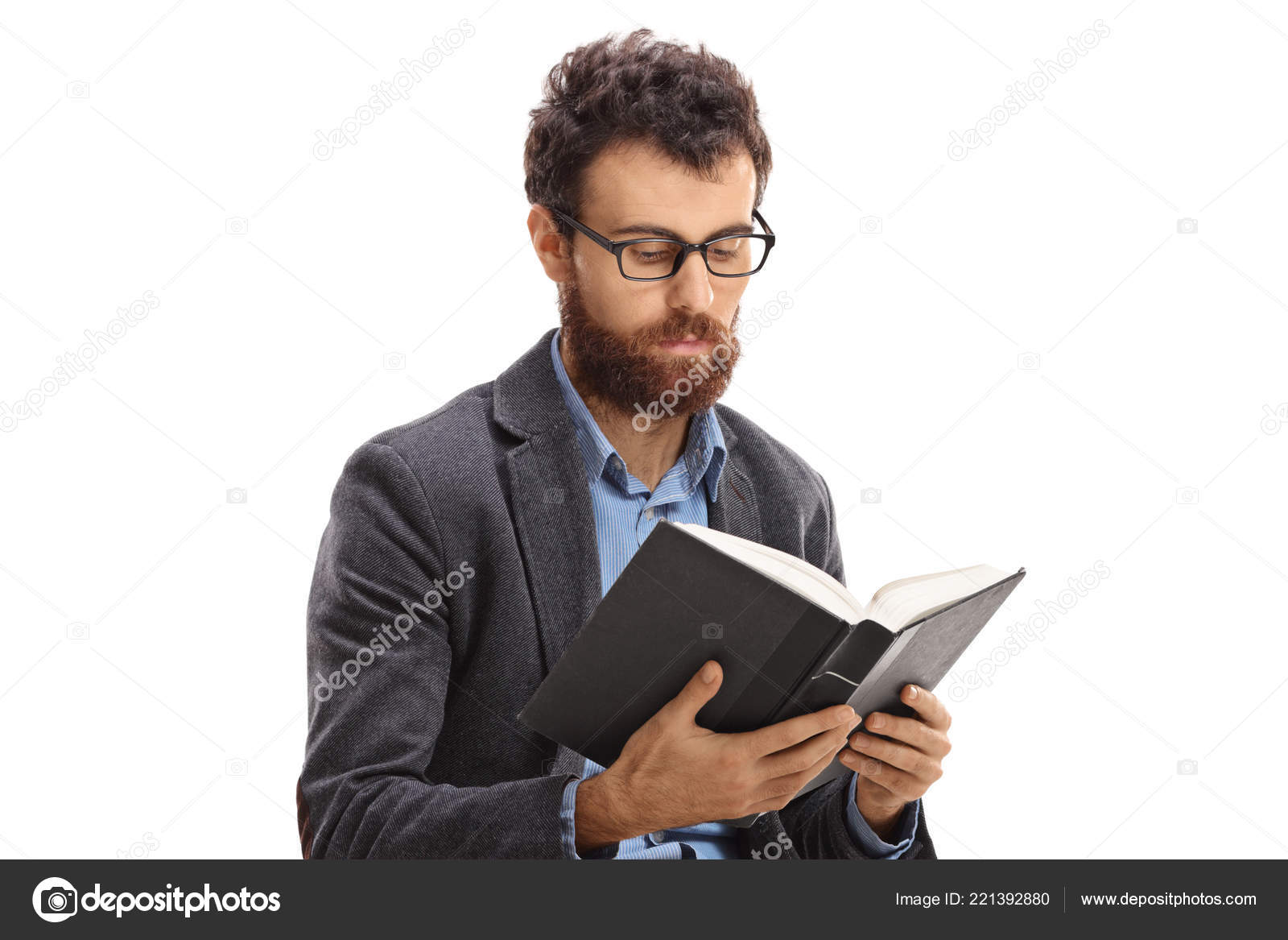 Man Reading Book