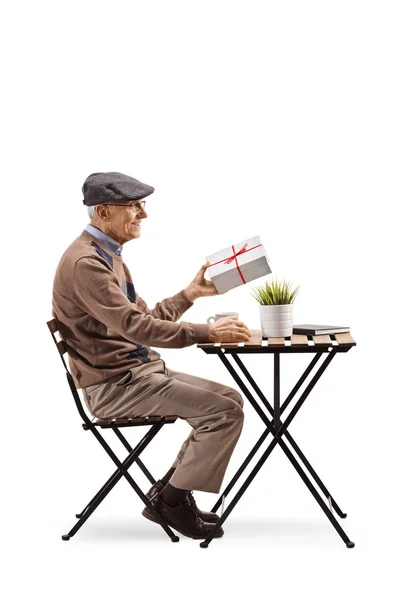 Man Sitting In Chair Profile
