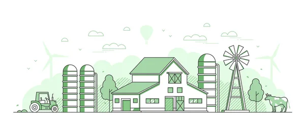 Modern flat design conceptual ecological illustrations Stock Vector ...