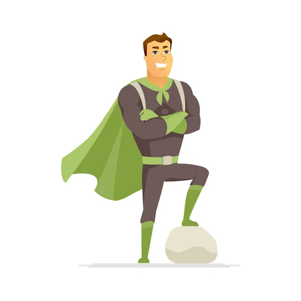 Thief surrendering - cartoon people characters illustration Stock ...