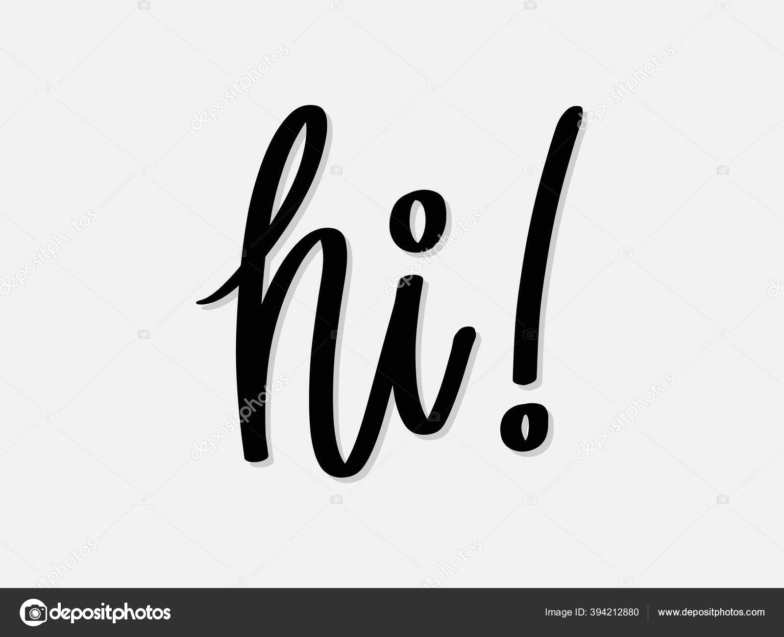 Merhaba Merhaba Selamlar Beyaz Arkaplanda Yazısıyla Yazılmış Harfler ...