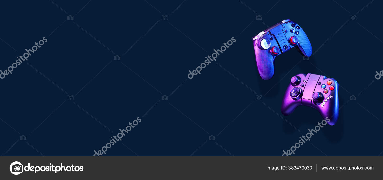 Levitation of two controller joysticks. — Stock Photo © nuclear_lily ...