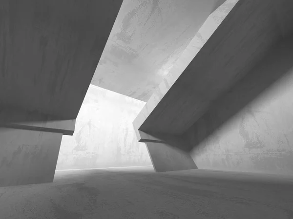 Abstract geometric architectural background with concrete texture ...