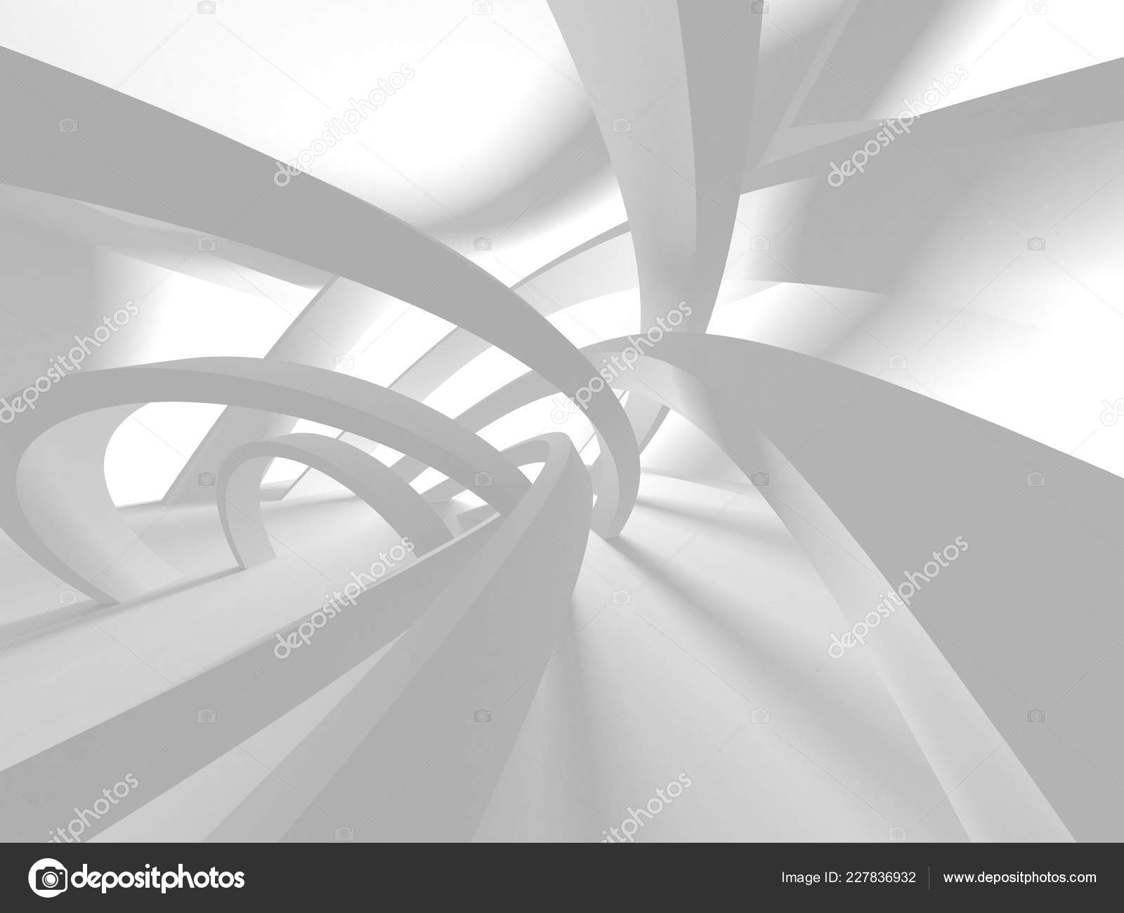 Abstract Architecture Modern Design Background Render Illustration ...