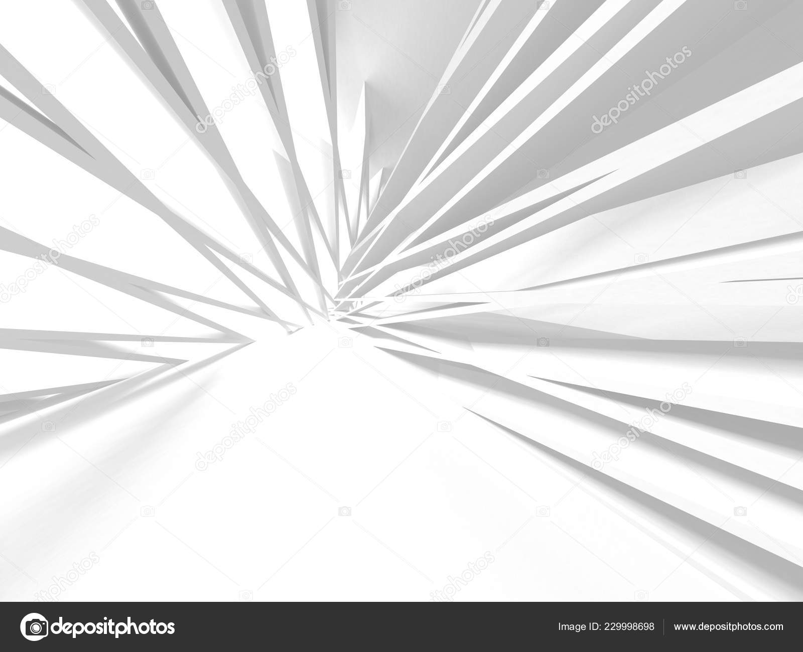 Illustration Abstract Modern White Render Architecture Background ...