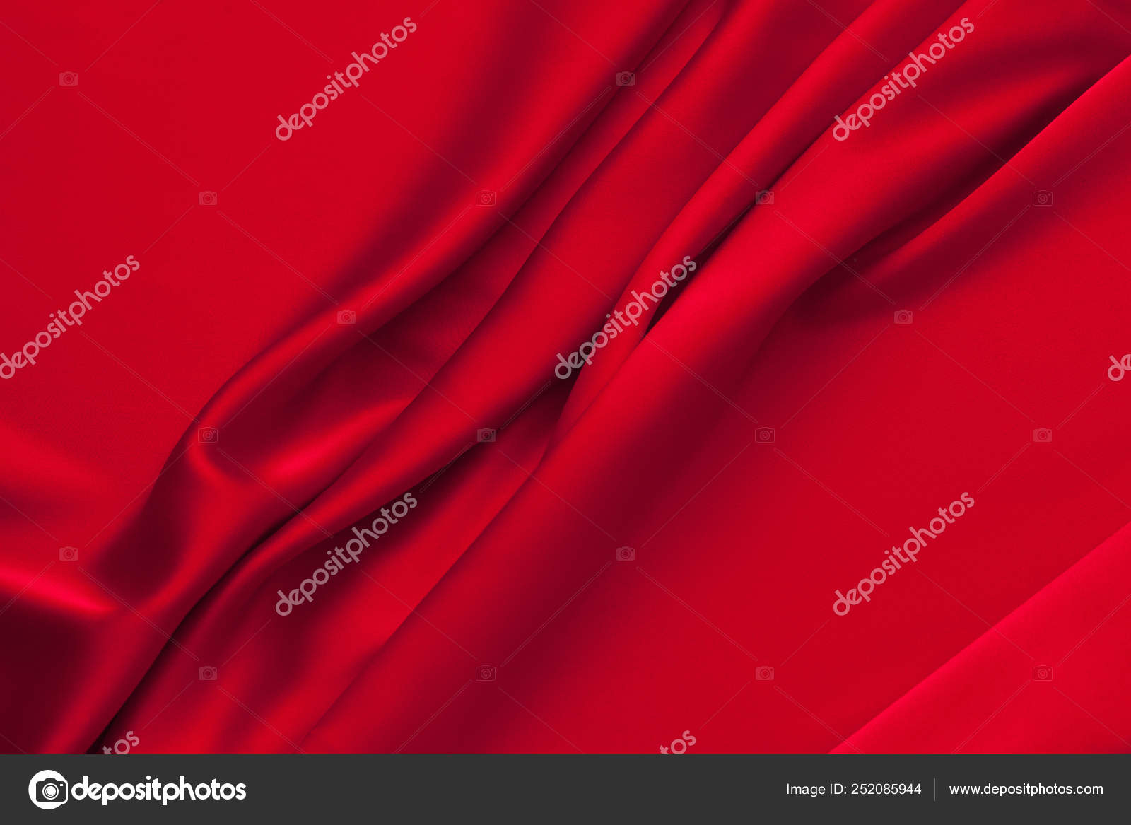 Luxury red satin fabric cloth abstract background Stock Photo by ...