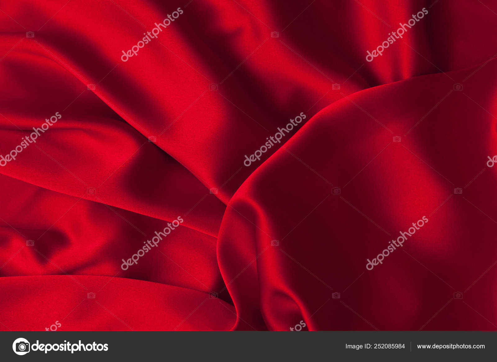 Luxury red satin fabric cloth abstract background Stock Photo by ...