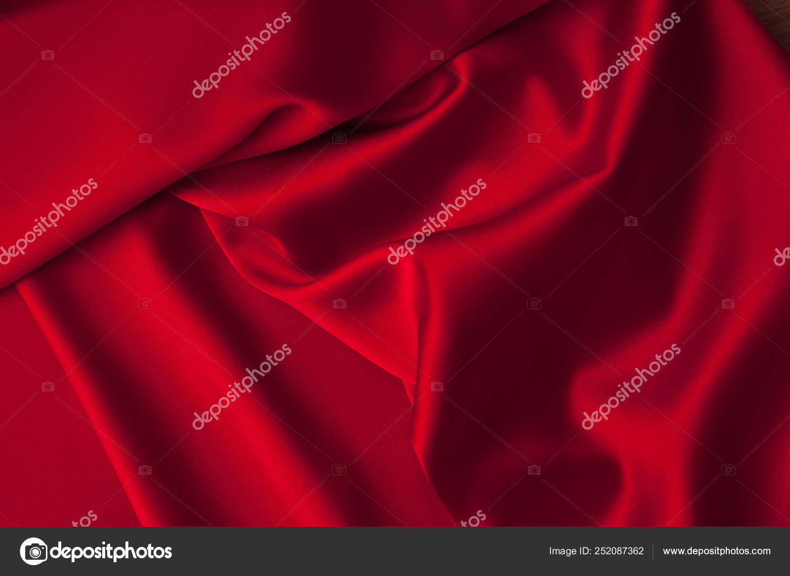 Luxury red satin fabric cloth abstract background Stock Photo by ...