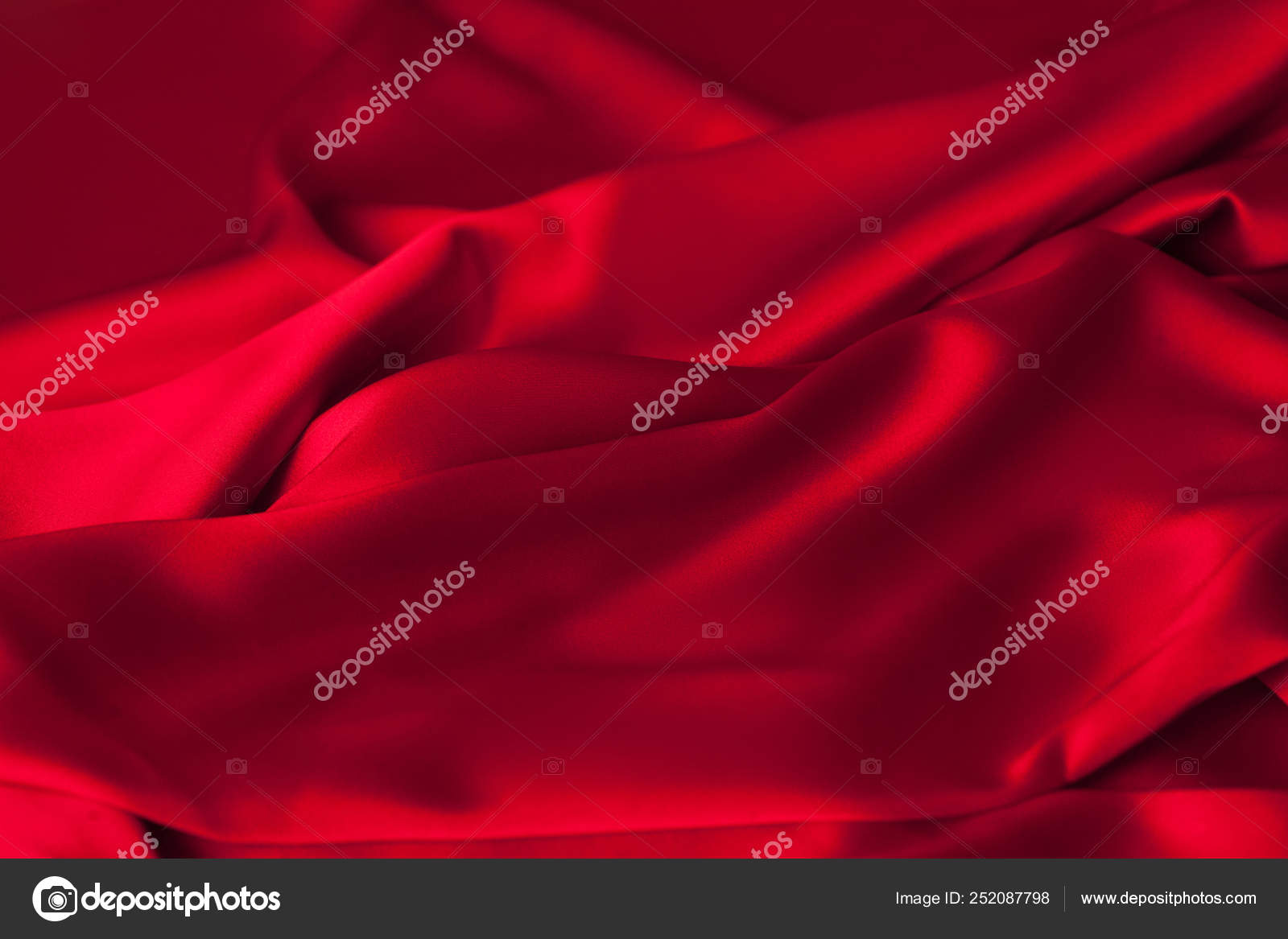 Luxury red satin fabric cloth abstract background Stock Photo by ...