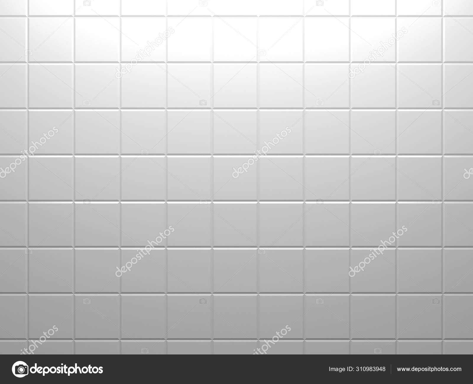 White classic tile texture background. 3d render Stock Photo by ...