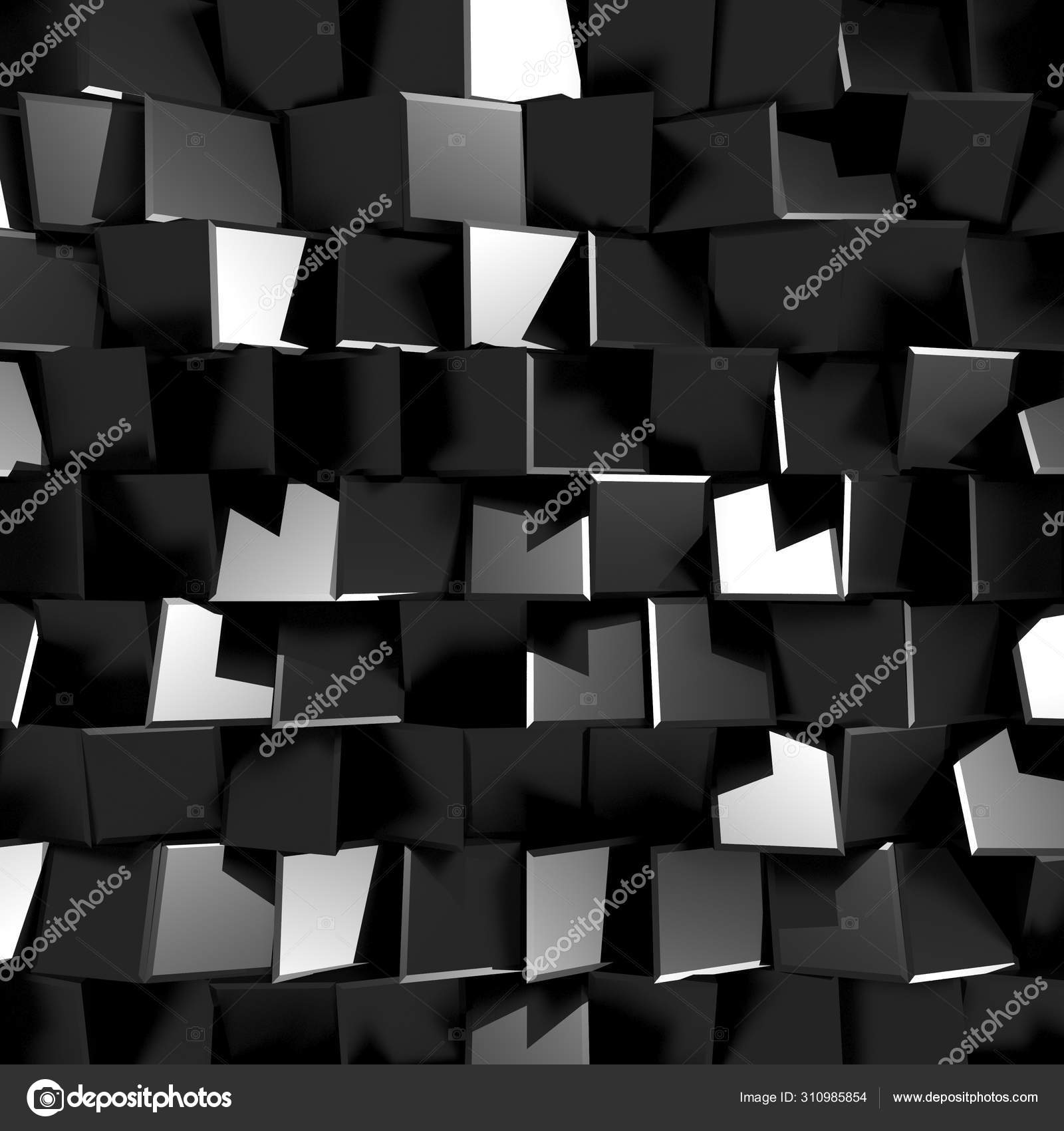 Classic black tile design texture background. 3d render Stock Photo by ...