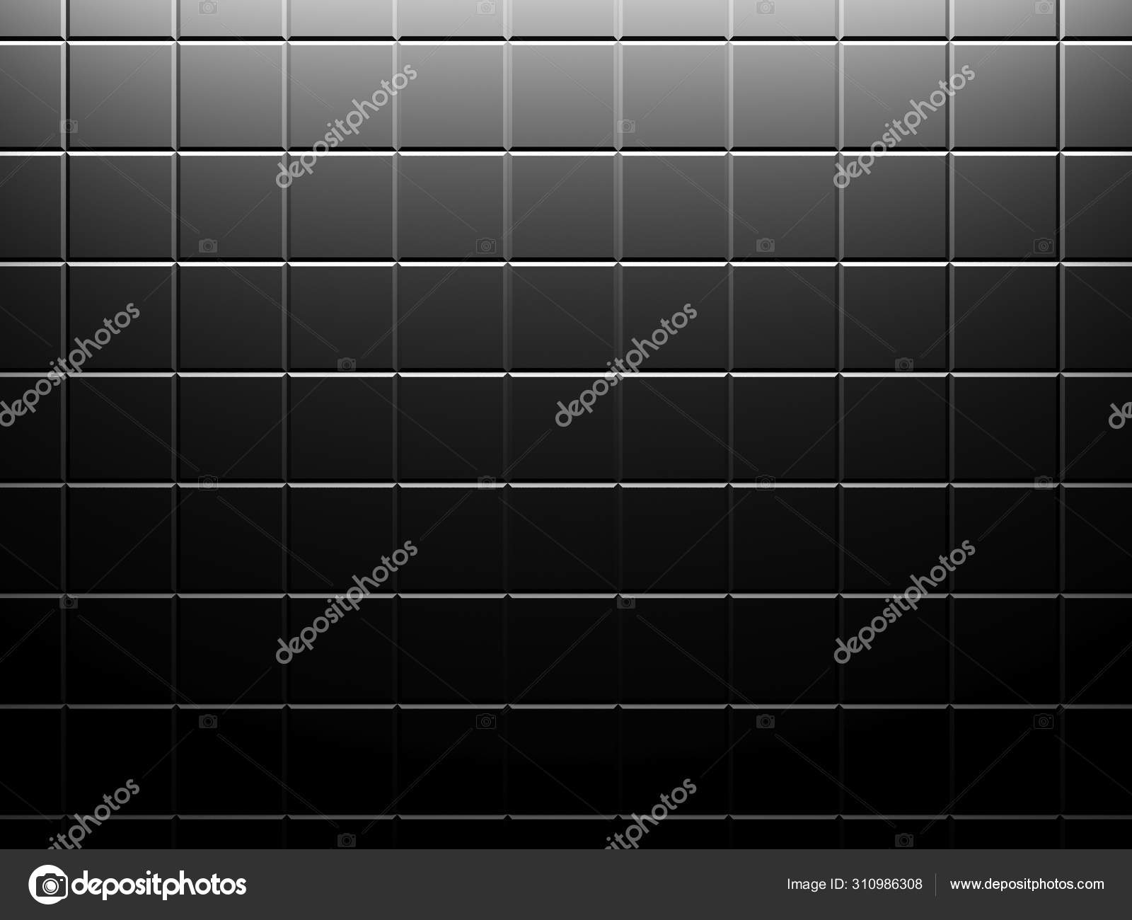 Classic black tile design texture background. 3d render Stock Photo by ...
