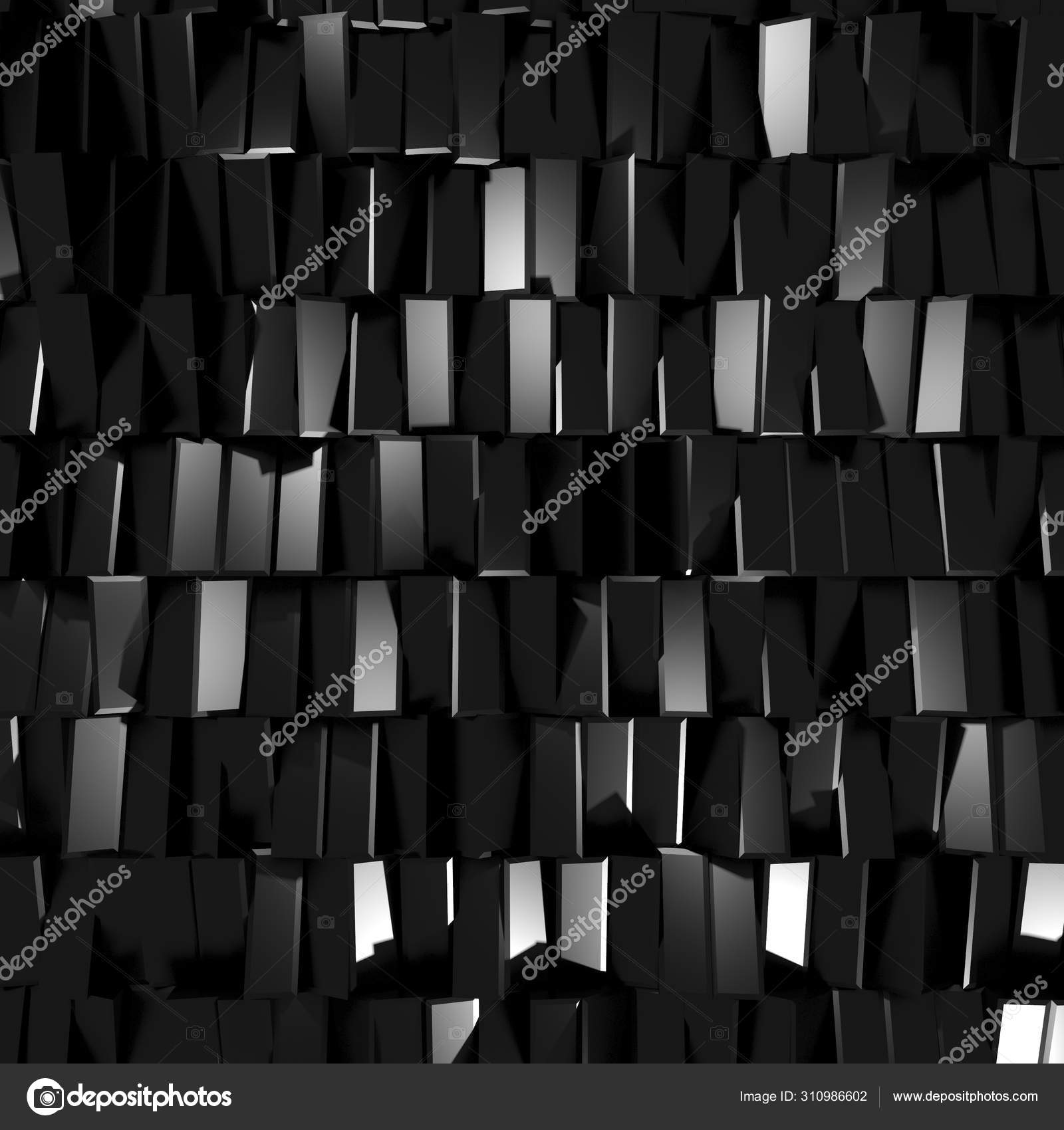 Classic black tile design texture background. 3d render Stock Photo by ...