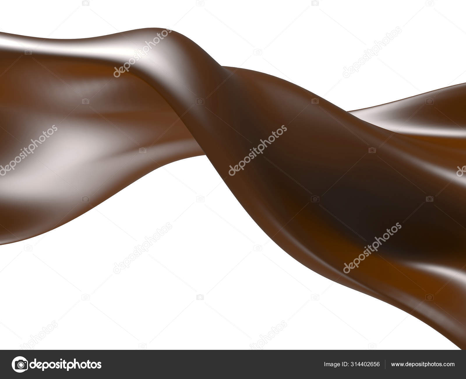 Shiny sweet chocolate liquid splash. Stock Photo by ©VERSUSstudio 314402656