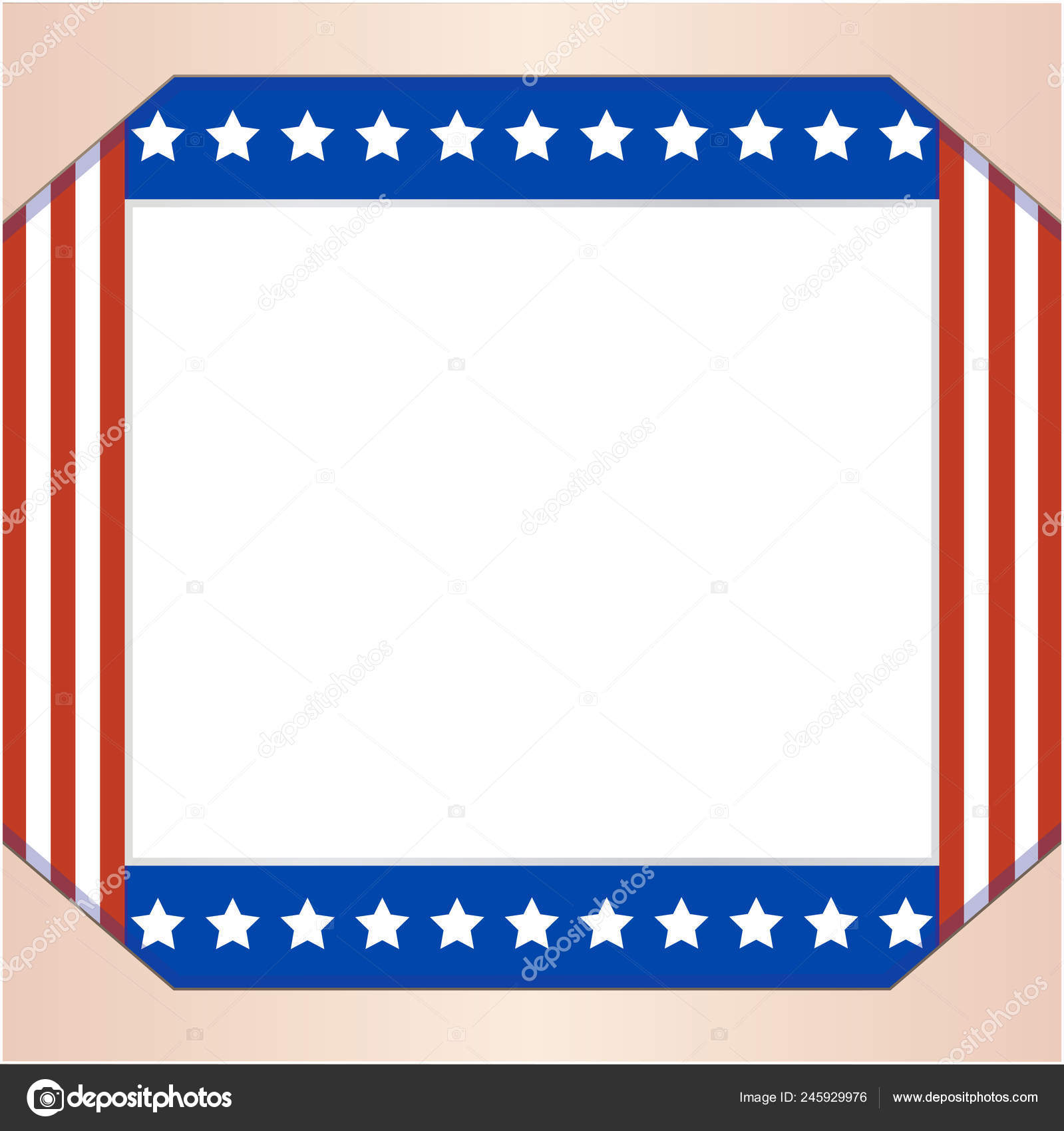 Patriotic Border Vector