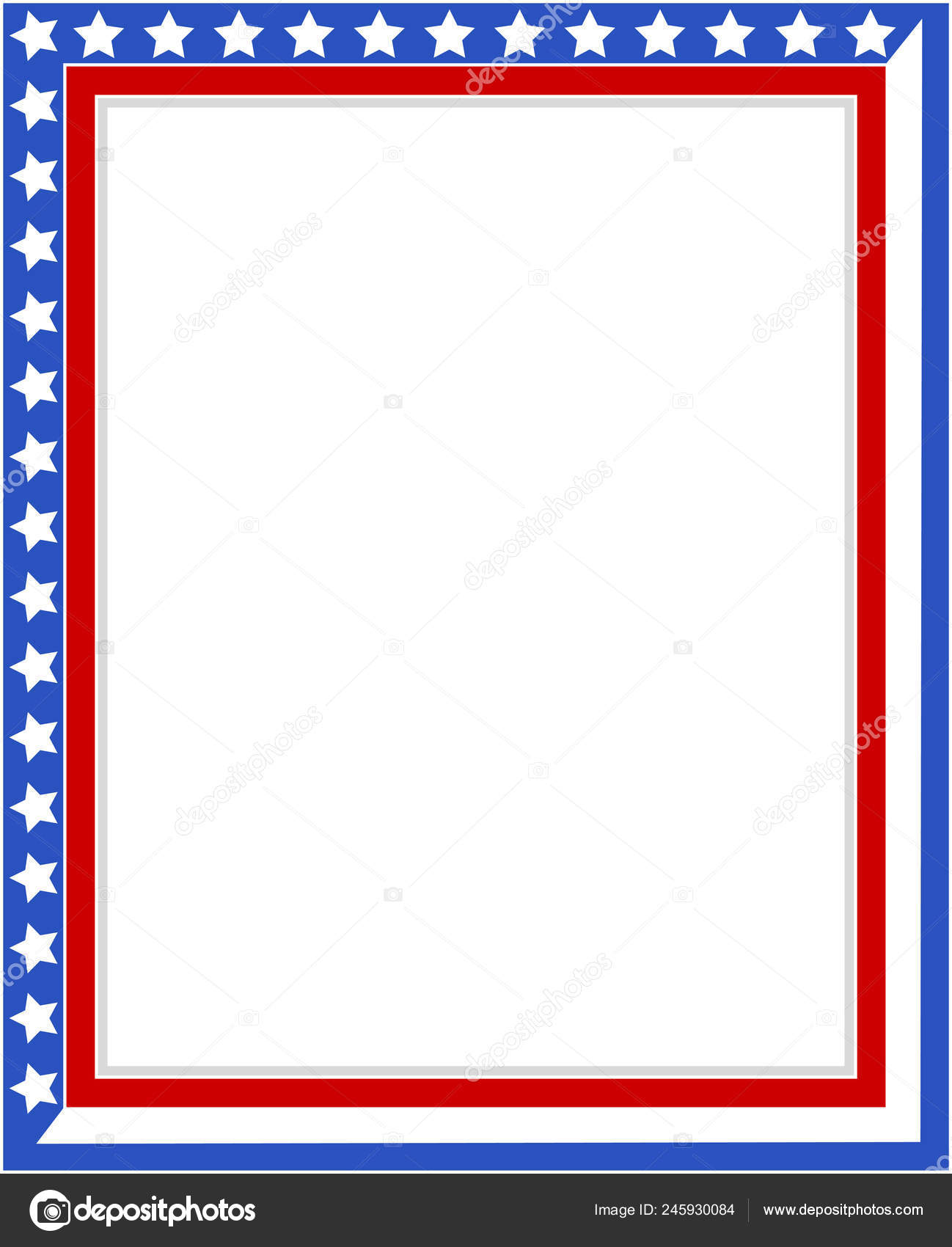 Diagonal Blue Page Border