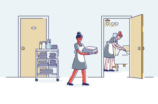 100,000 Hotel housekeeping Vector Images | Depositphotos