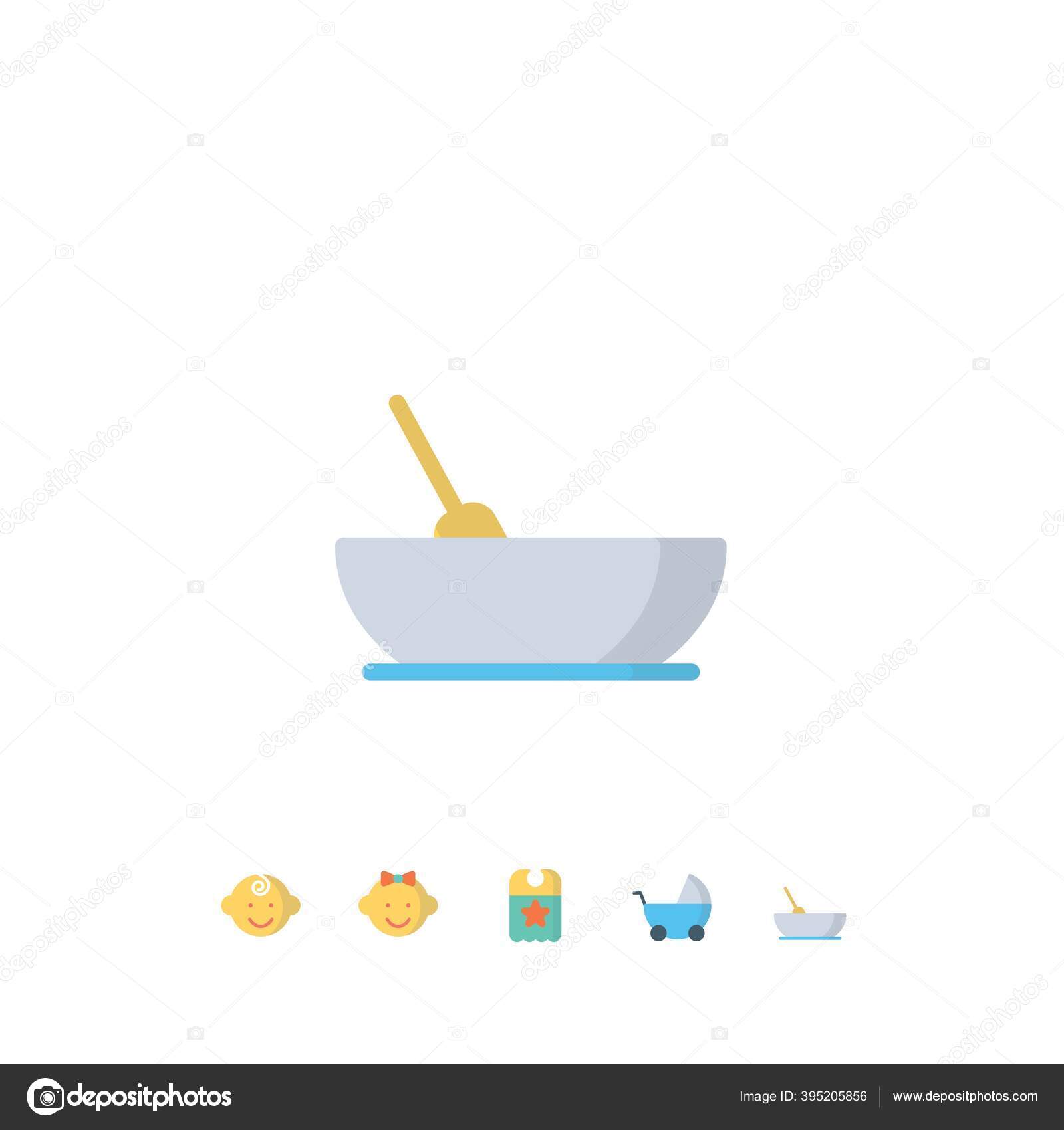 Porridge Icon Vector Illustration Website Graphic Design — Stock Vector ...