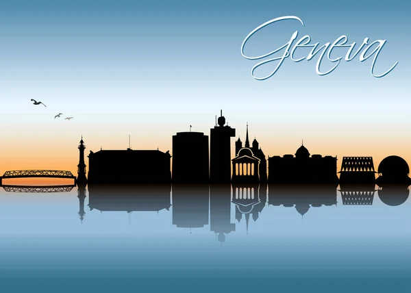 102 Geneva skyline Vector Images, Royalty-free Geneva skyline Vectors ...