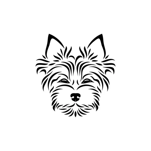 ᐈ Yorkie silhouette , Royalty Free chorkie images | download on ...