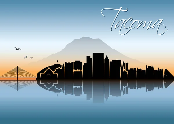 Tacoma skyline Vector Art Stock Images | Depositphotos