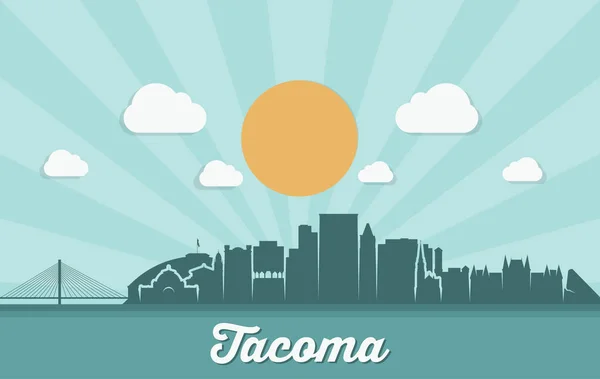 Tacoma skyline Vector Art Stock Images | Depositphotos