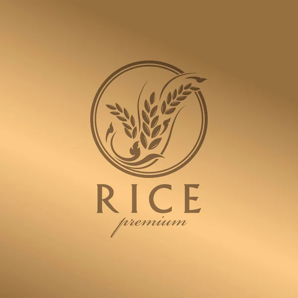 Rice logo Vector Art Stock Images | Depositphotos