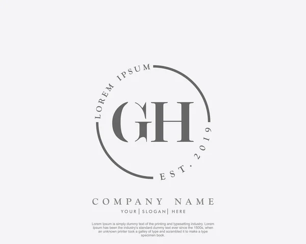 Gh logo Vektor Stok, Ilustrasi Gh logo Bebas Royalti | Depositphotos