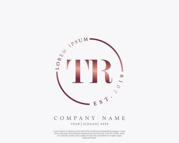Tr logo imágenes de stock de arte vectorial | Depositphotos