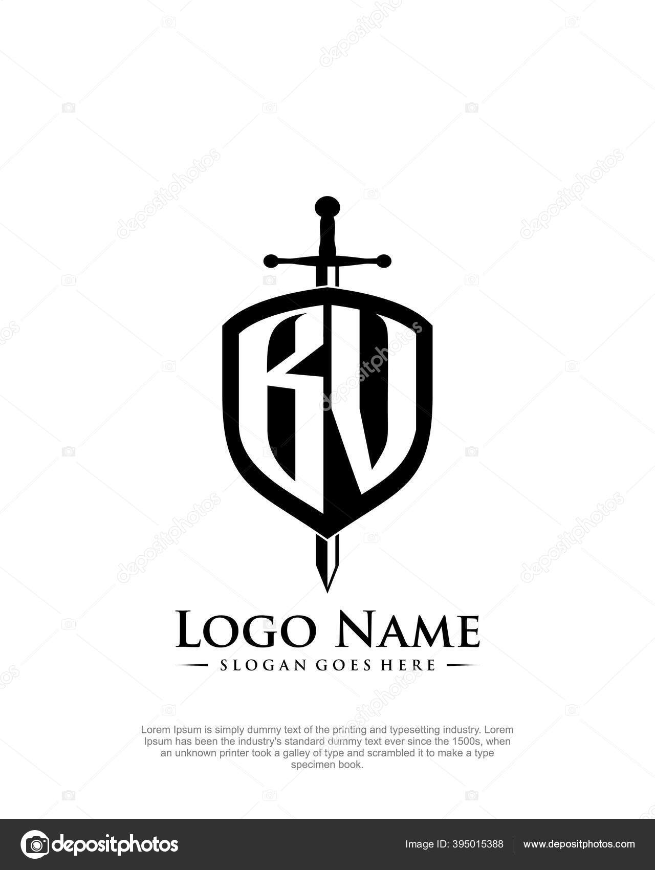 Initial Shield Logo Style Template Vector Stock Vector Image by ...