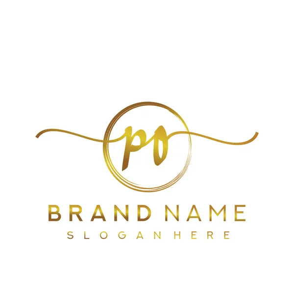 Po initials Vector Art Stock Images | Depositphotos