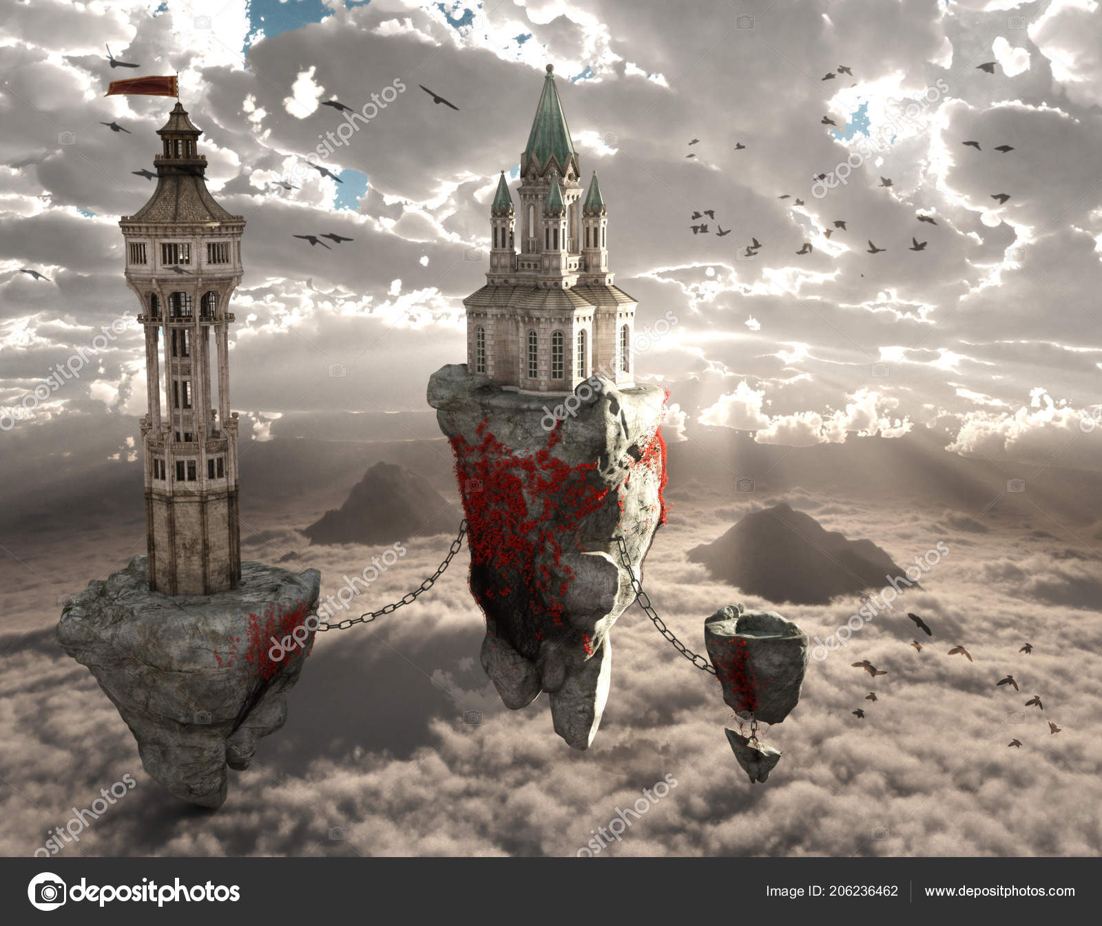 Floating Castle In The Sky