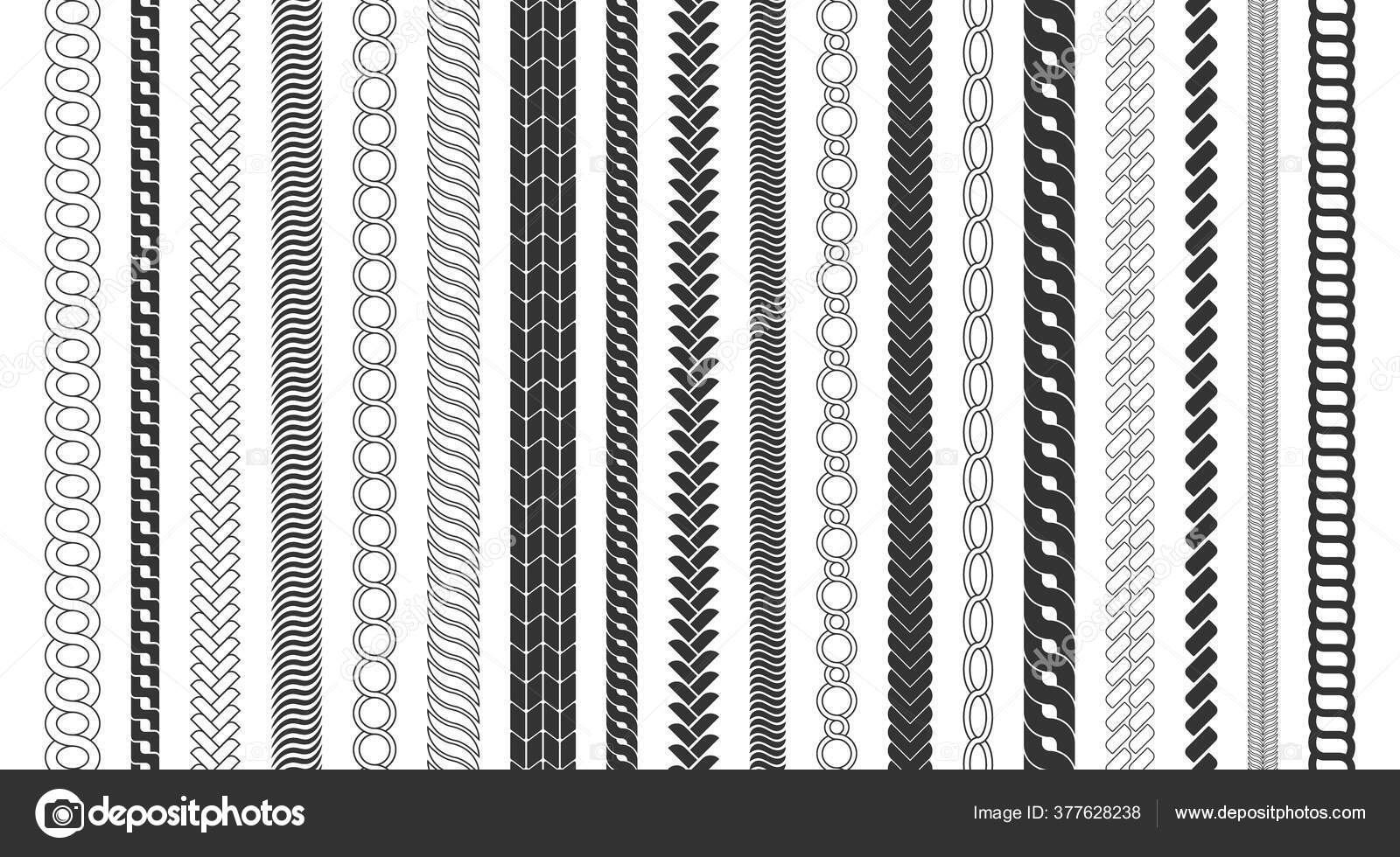 Rope brushes frame. Stock Vector Image by ©Poliashenko #377628238