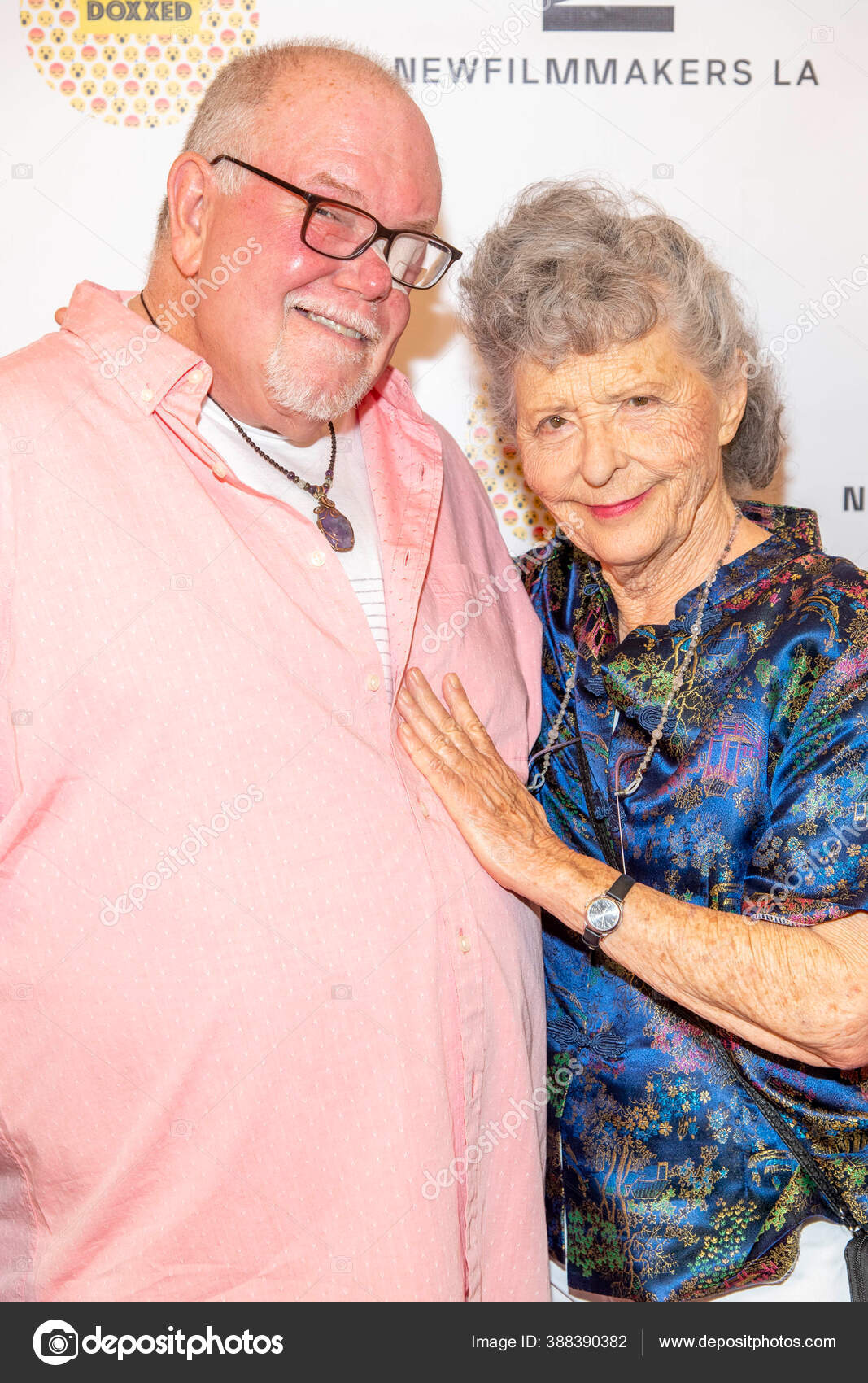 Ron Iseli Eve Sigall Attends Doxxed Los Angeles Premiere Reald — Stock ...