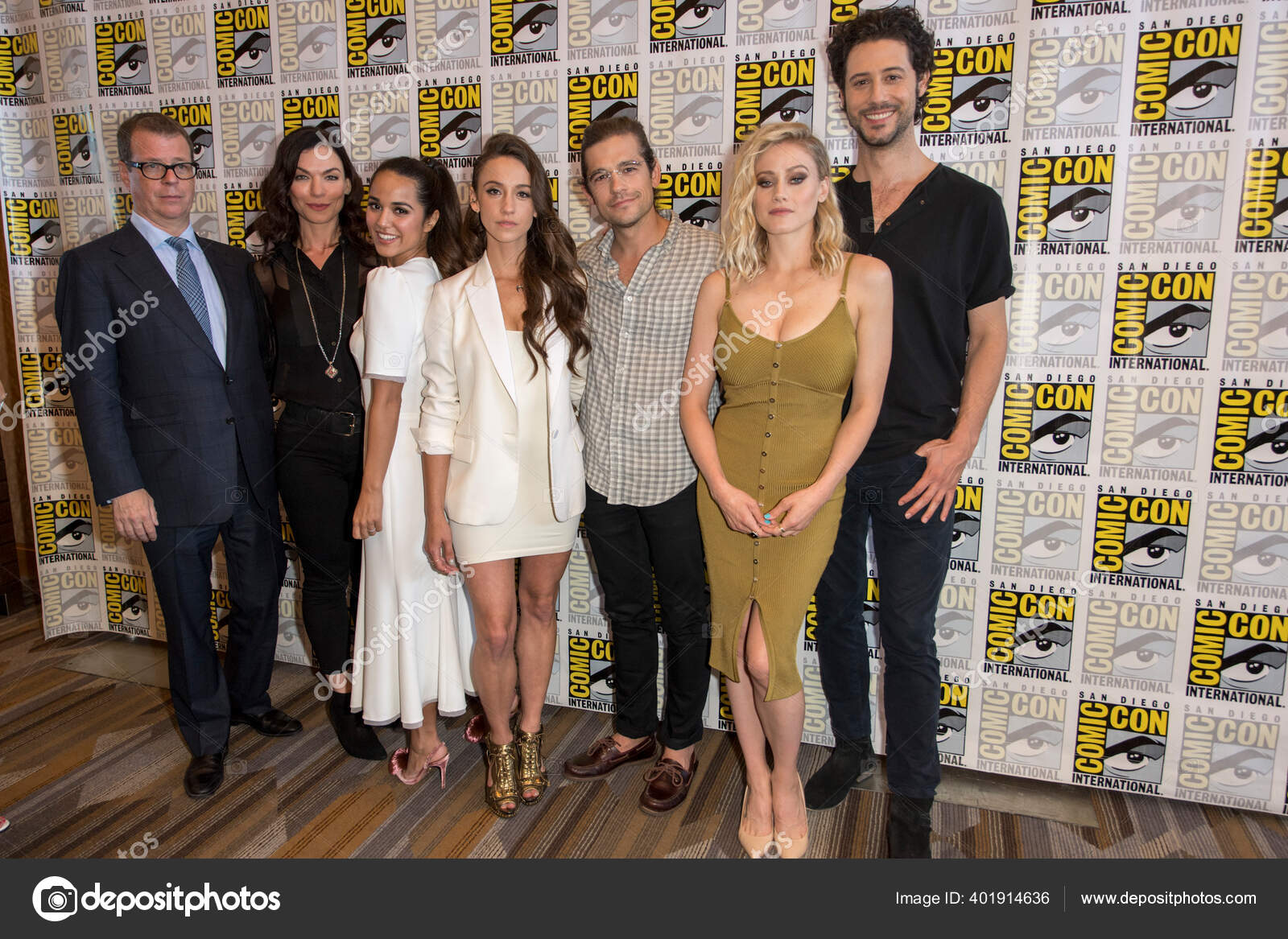 Cast Attends Magicians Press Room Comic Con 2017 July San — Stock ...