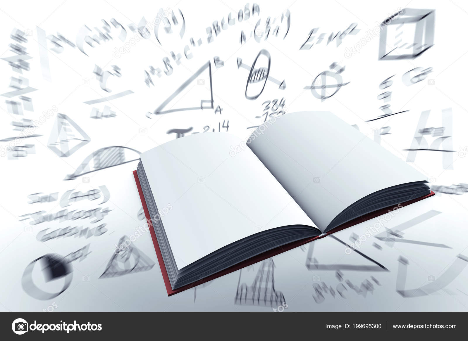 Open Book Computer Graphic — Stock Photo © vectorfusionart #199695300