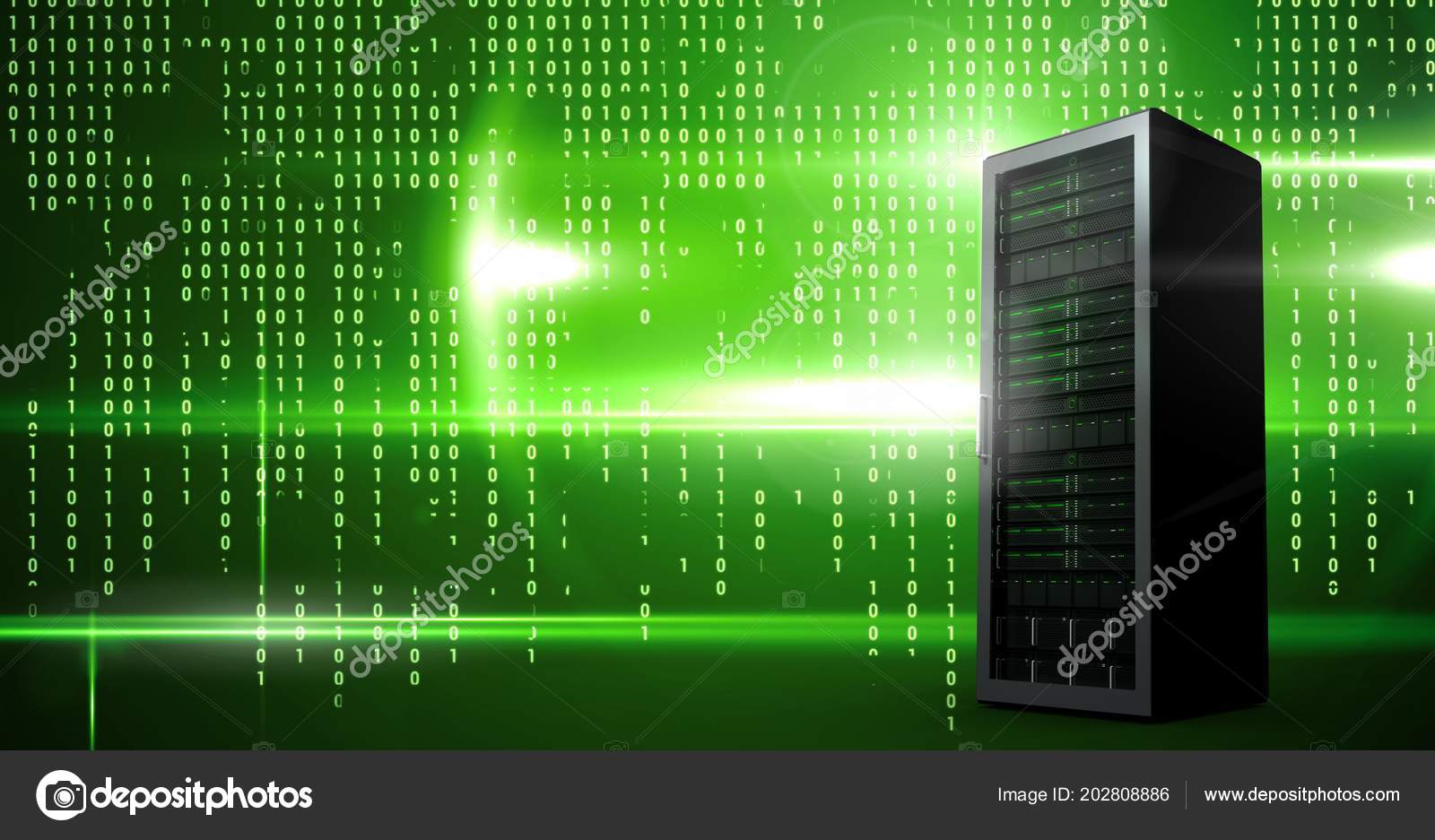 Digital Composite Computer Servers Technology Information Interface ...