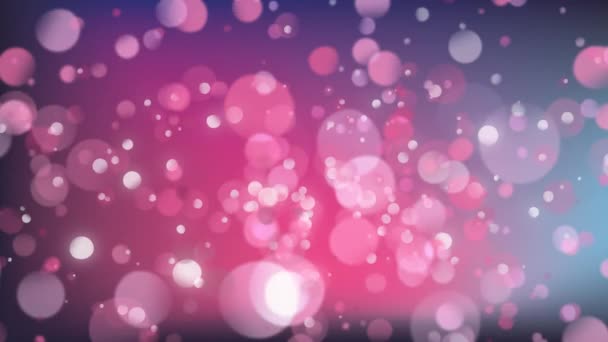 Digitally Generated Animation Bokeh Lights Zooming Out Screen — Stock ...