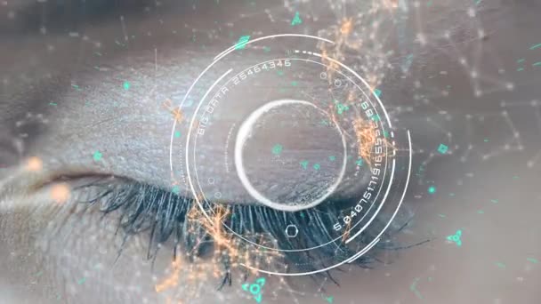 Digital Animation Profile Icon Digital Circle Asymmetrical Lines ...