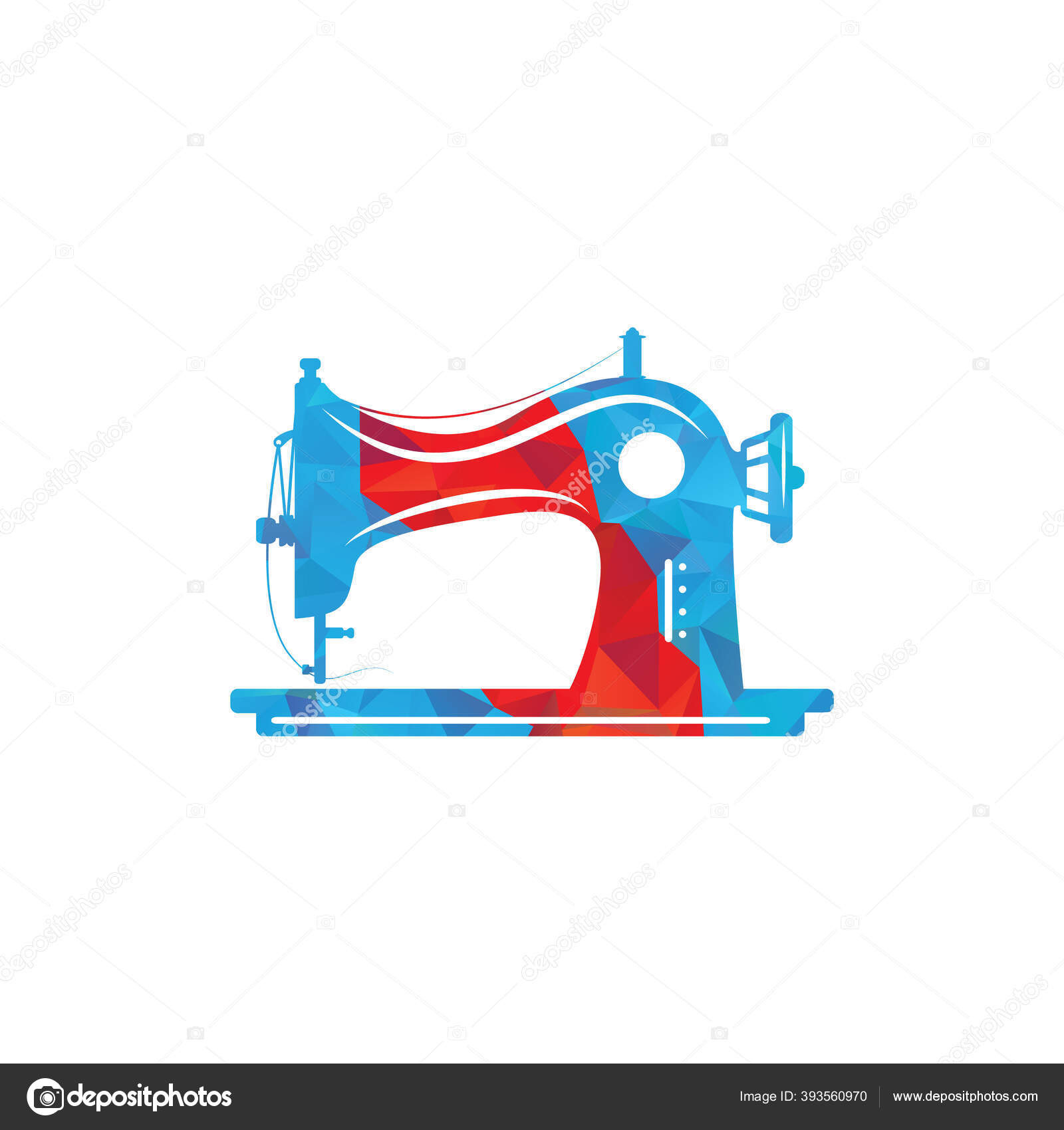 Manual Sew Machine Icon Simple Illustration Manual Sew Machine Icon