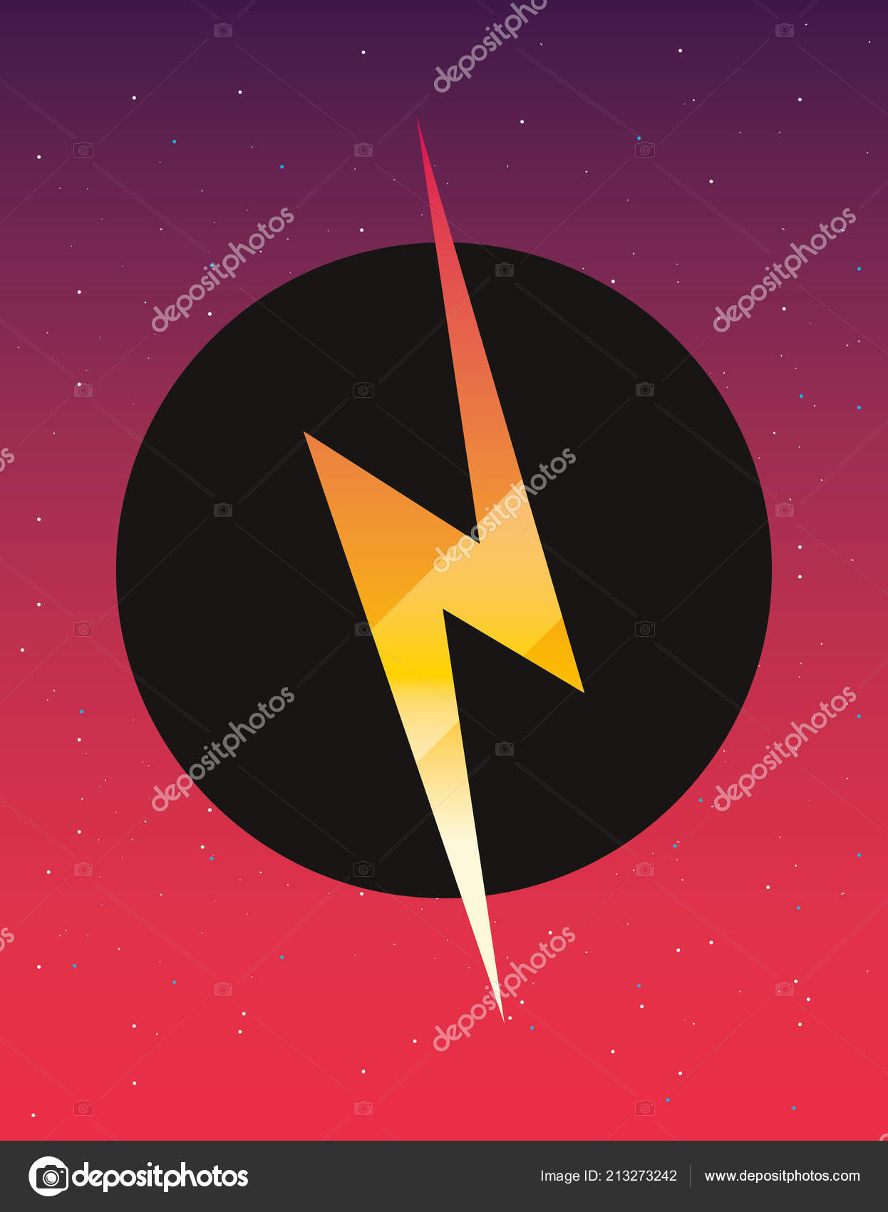 Retro future label with ray Stock Vector by ©djv 213273242