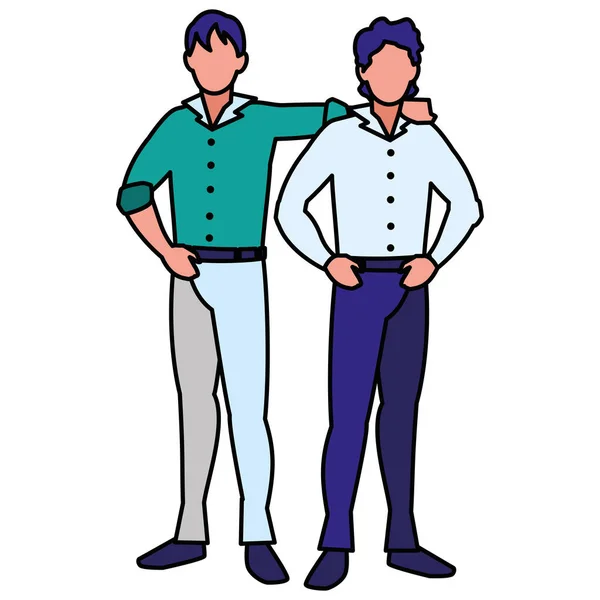 7,157,937 Cartoon two men Vector Images | Depositphotos