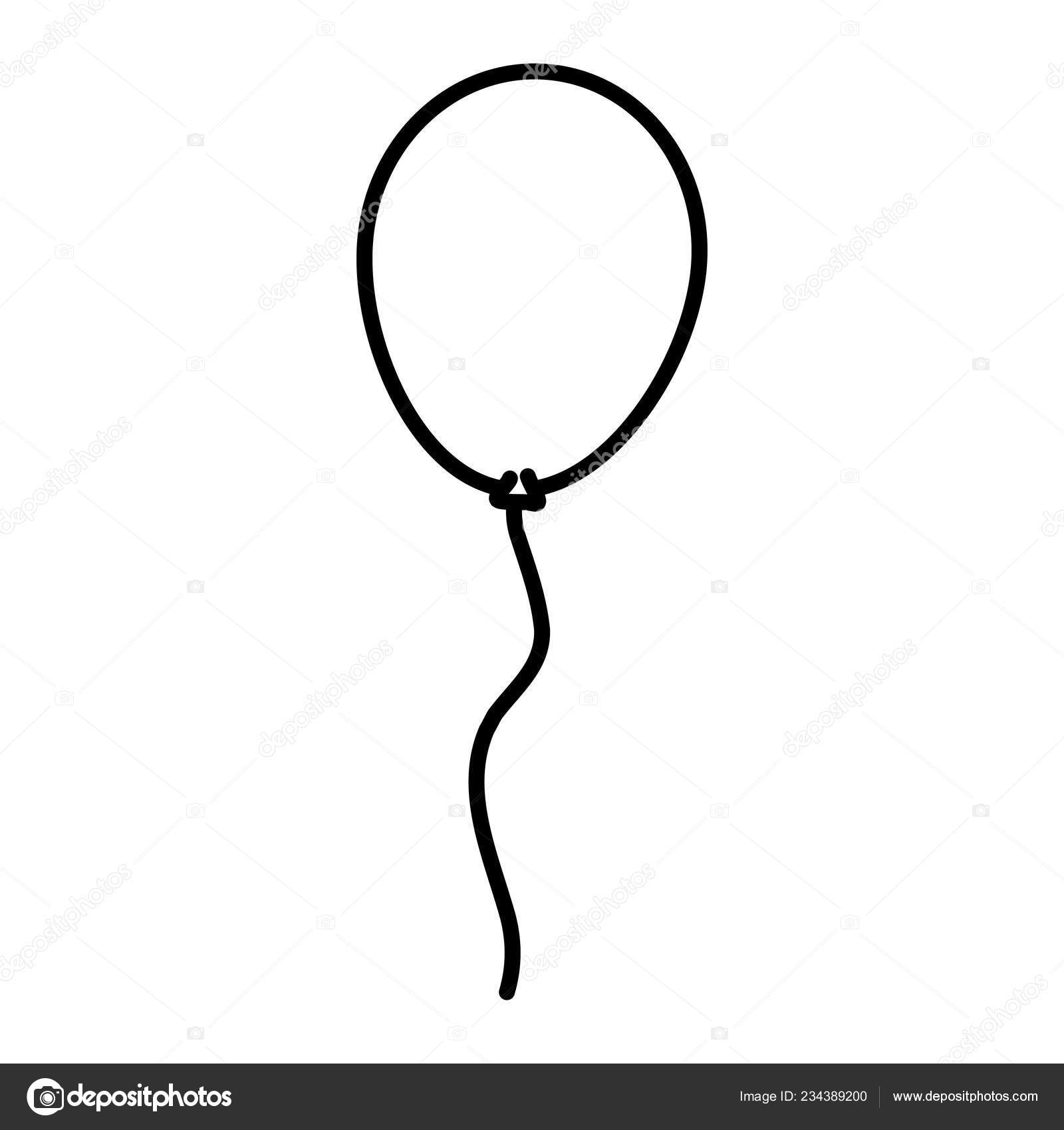 Balloon Helium Floating Icon Stock Vector Image By ©djv 234389200