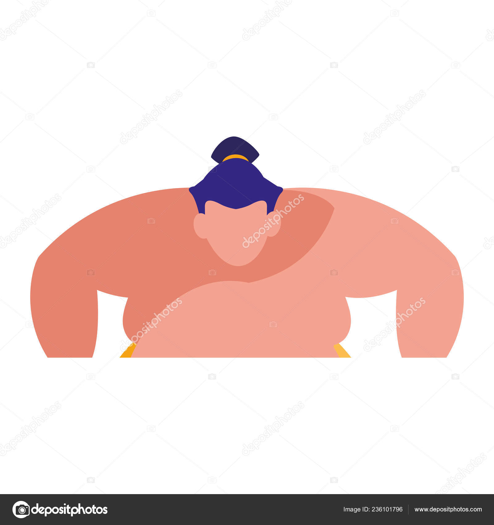 Sumo wrestler design Stock Vector by ©djv 236101796