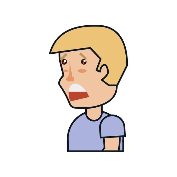 Face sad man expression cartoon icon. Vector graphic Stock Vector Image ... Face sad man expression cartoon icon. Vector graphic Stock Vector Image ...