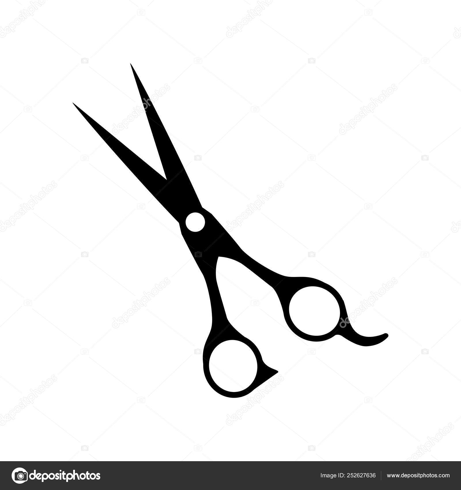 Ícone de tesoura de barbearia Stock Vector by ©djv 252627636