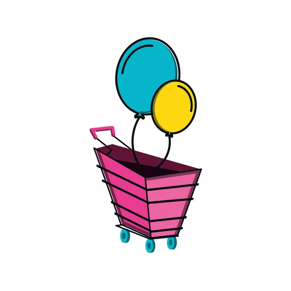 11,366,308 Carrinho de balão Vector Images | Depositphotos